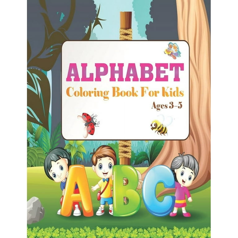 toddler alphabet coloring book