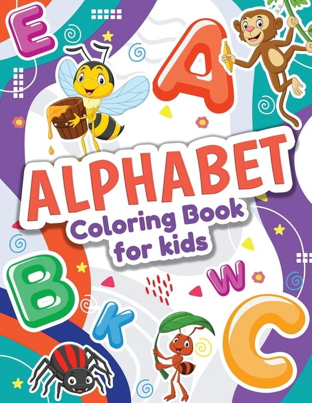 Alphabet Coloring Book for Kids: Perfect Toddler Coloring Book for Boys ...