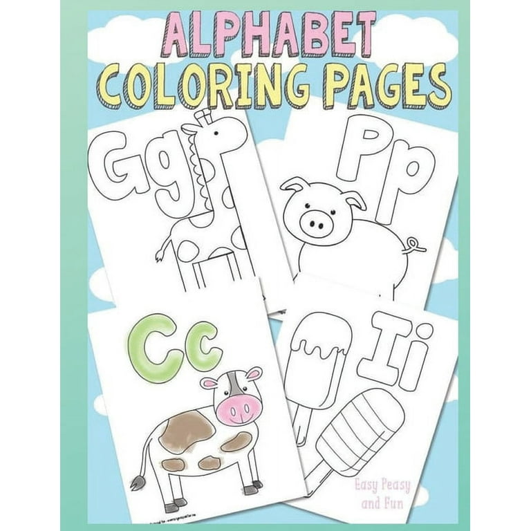 coloring pages for kids abcs
