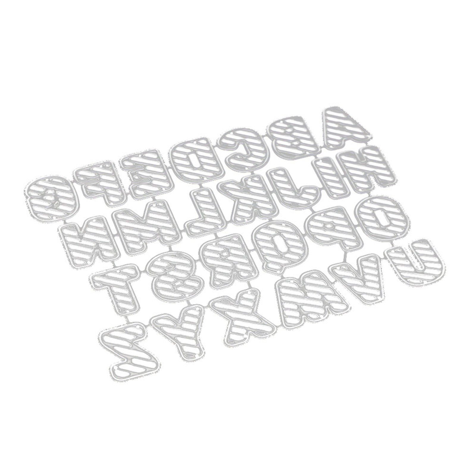 Alphabet Cutting Scrapbooking Letters DIY Dies Big Stencils Metal for ...