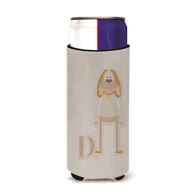 Alphabet D for Dog Michelob Ultra Hugger for Slim Cans - Walmart.com