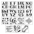 Alphabet Decorative Fonts by Craft Smart - 12" x 12" - 64 designs ...