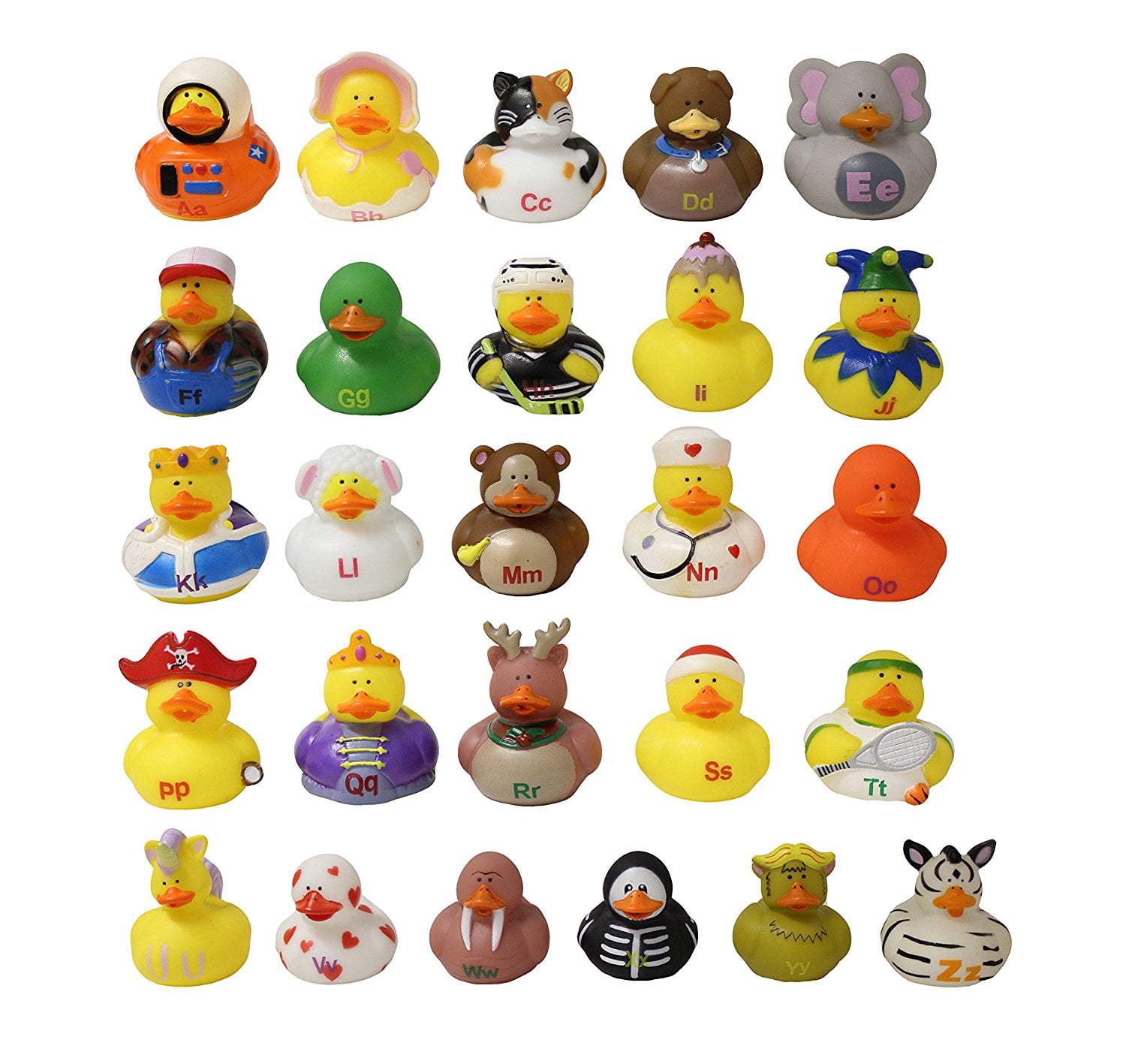 Alphabet Ducks - Rubber Duckies for Each Letter Of the Alphabet ...