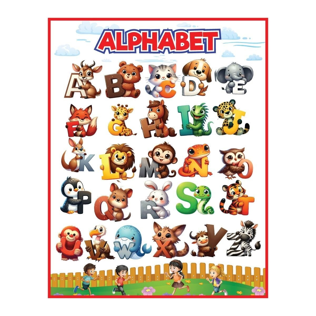 Alphabet Educational Poster for Classroom Wall Charts poster for ...