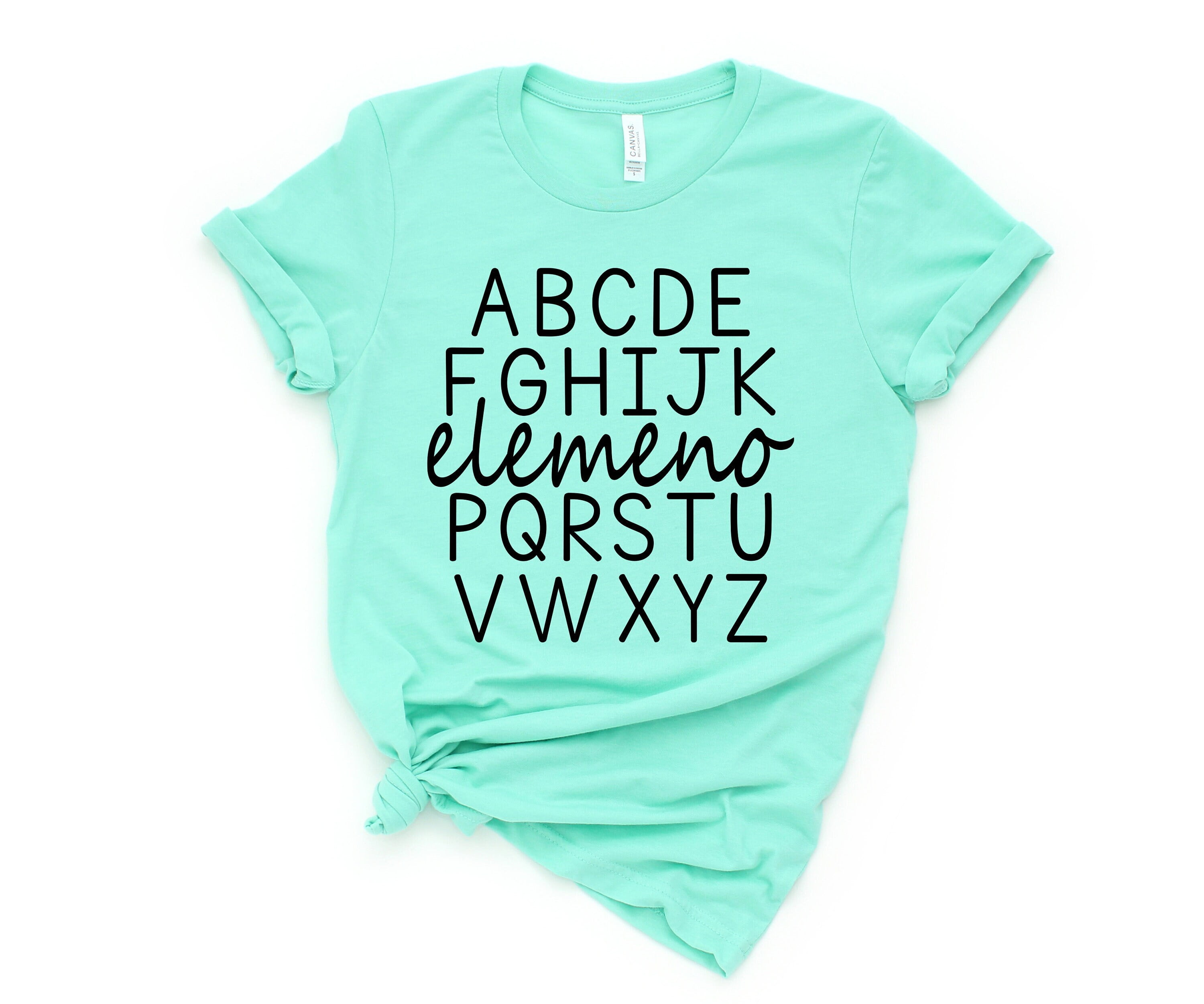 Alphabet Elemeno Shirt,Happy First Day of School Shirt,Teacher Gift ...