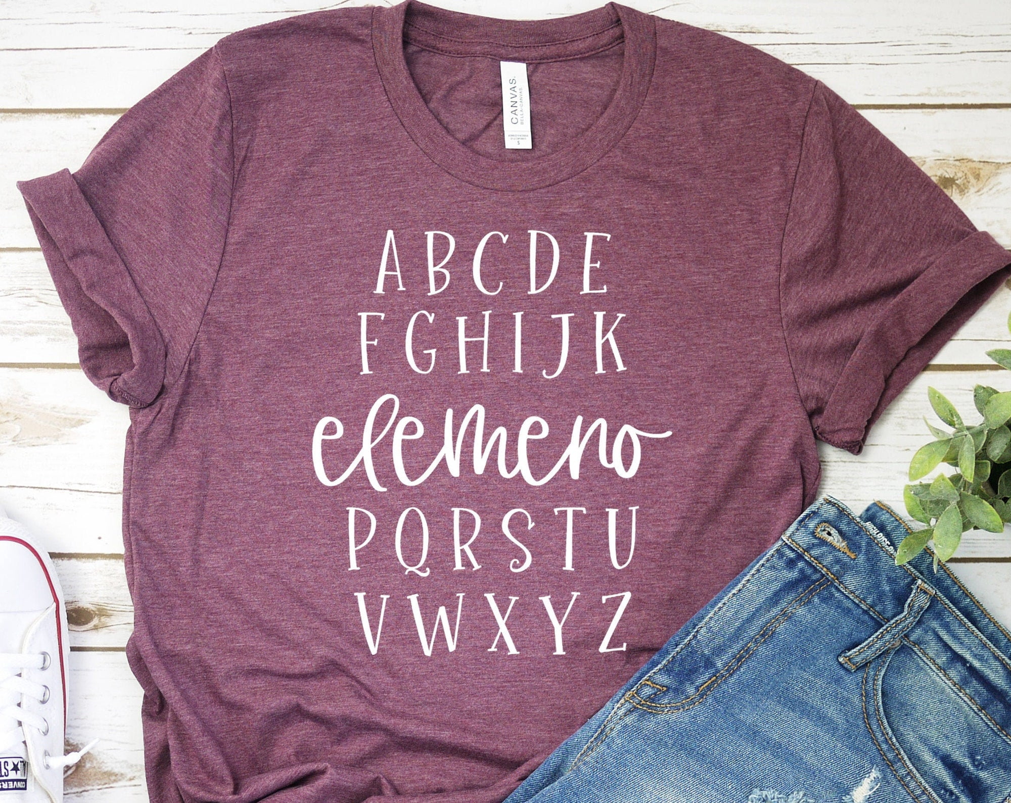 Alphabet Elemeno Shirt Teacher Gift Kindergarten Teacher Tee Teacher ...