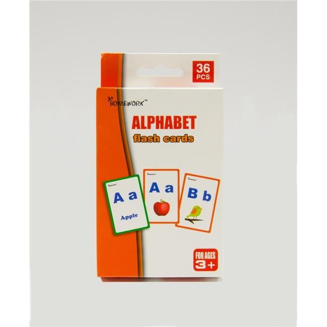 Alphabet Flash Cards, Case of 48 - Walmart.com