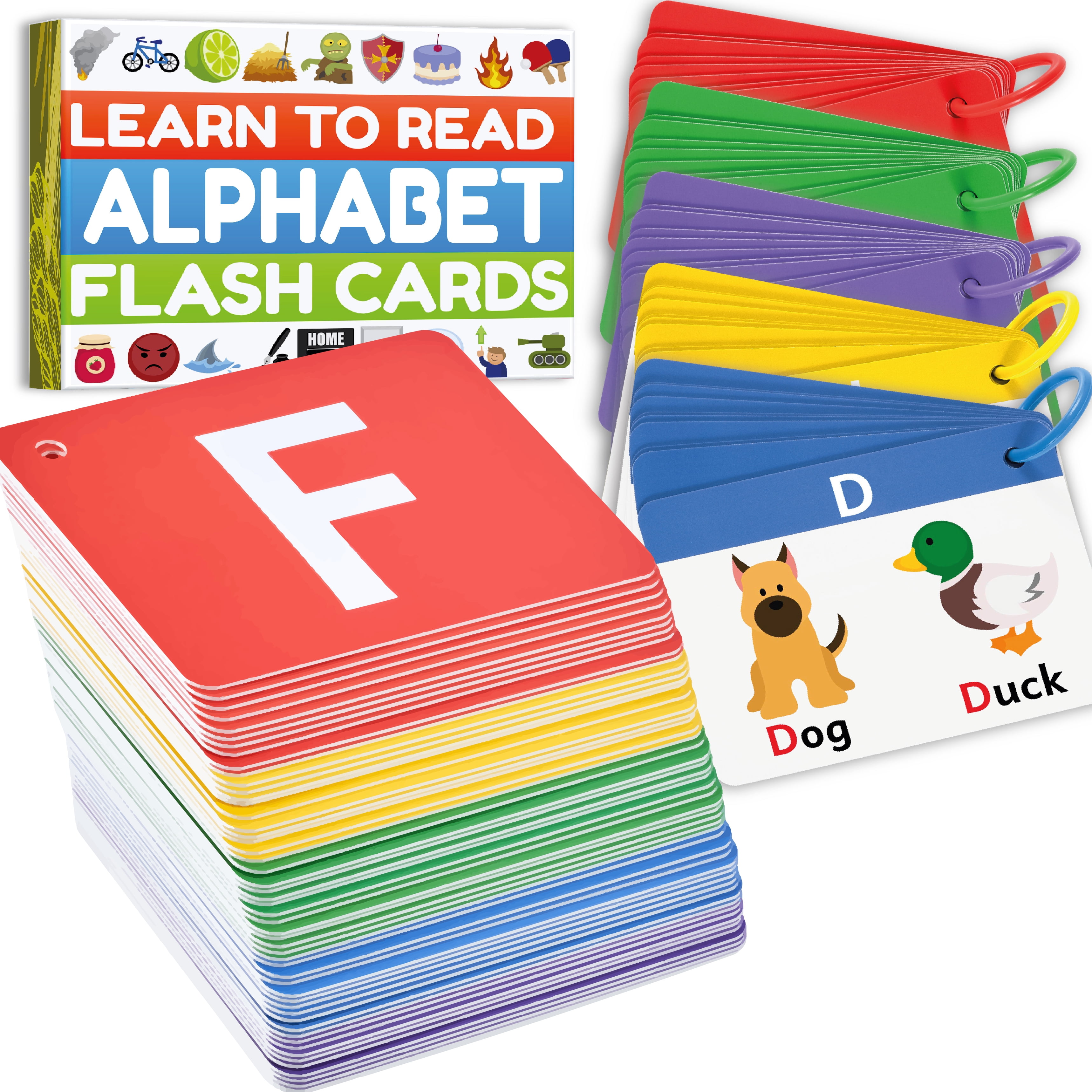 Alphabet Flash Cards - Walmart.com