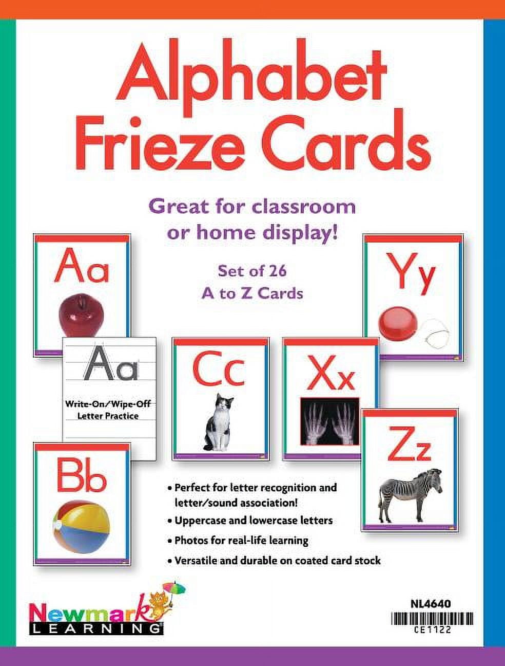 Alphabet Frieze Cards: Alphabet Frieze/Letter Formation Cards - Newmark ...