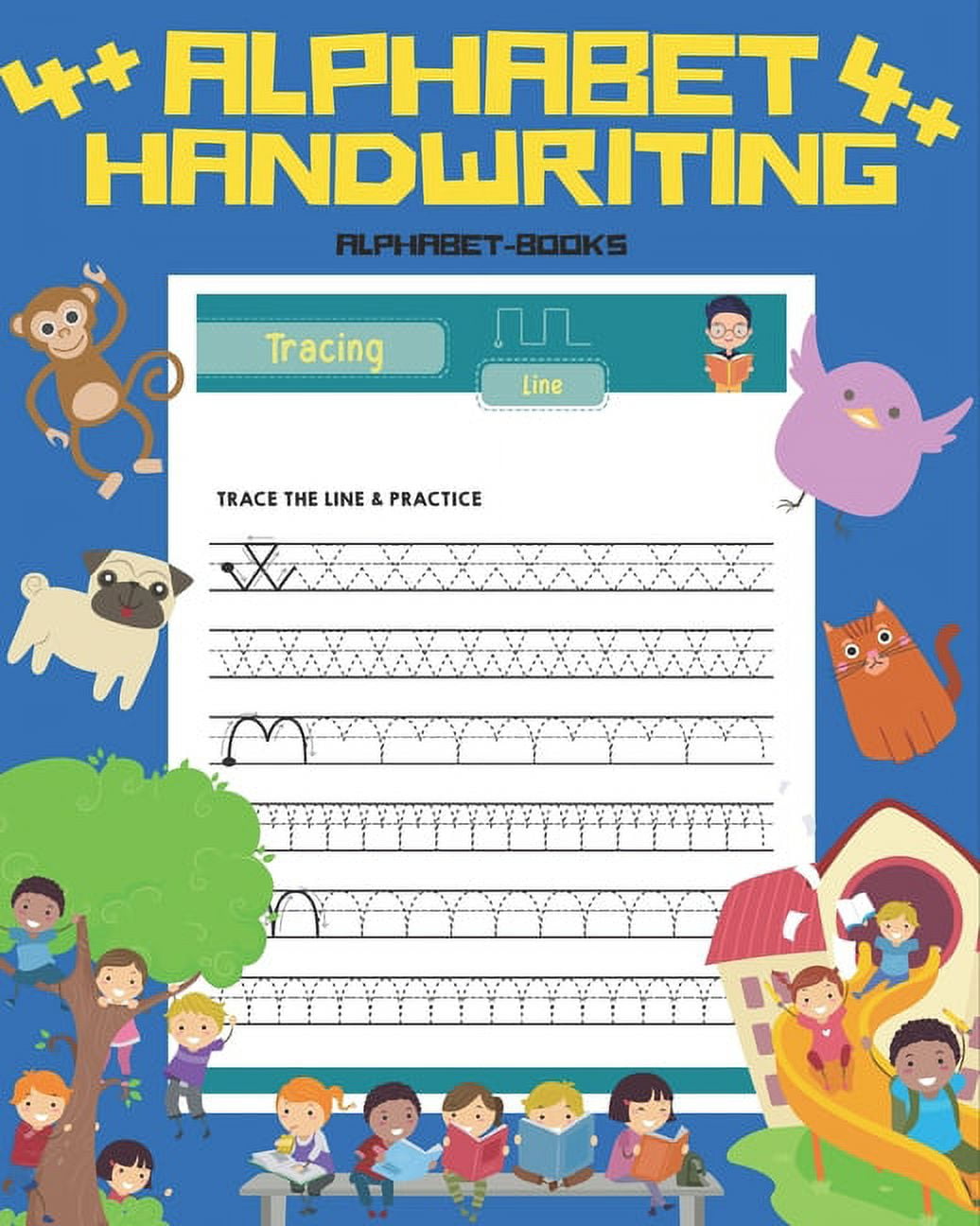 Alphabet Handwriting 4+: Learn And Practice First Letters Writing ...