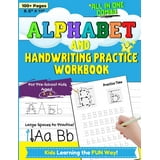 Alphabet and Handwriting Practice Workbook For Preschool Kids Ages 3-6 ...