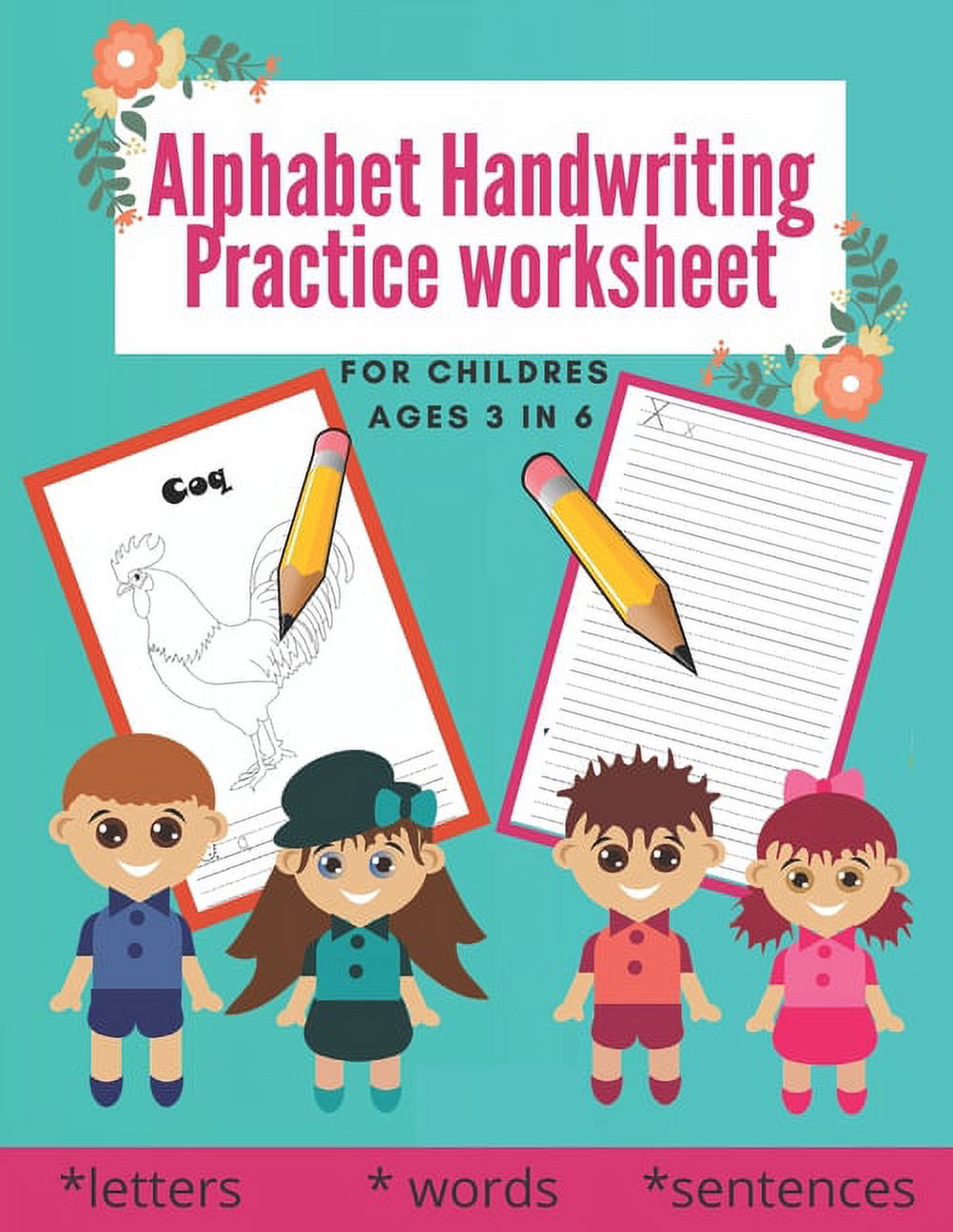 Alphabet Handwriting Practice worksheet: handwriting practice books for ...
