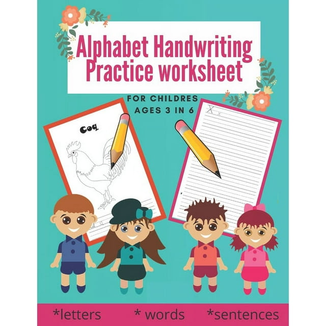 Alphabet Handwriting Practice worksheet: handwriting practice books for ...