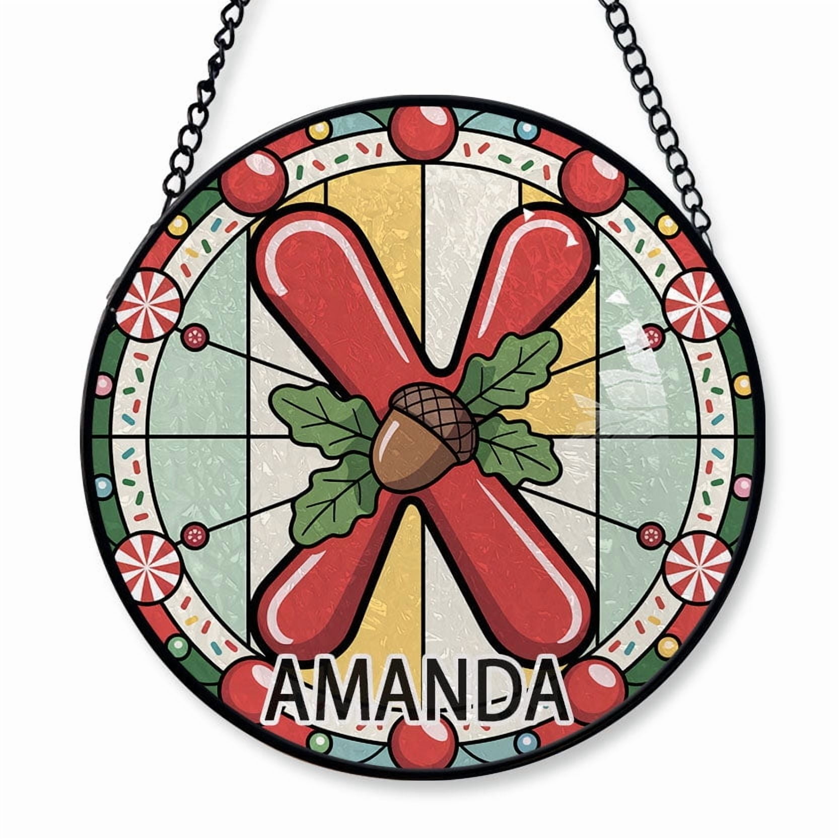 Alphabet Initial Letter Stained Glass Suncatcher Window Hanging ...
