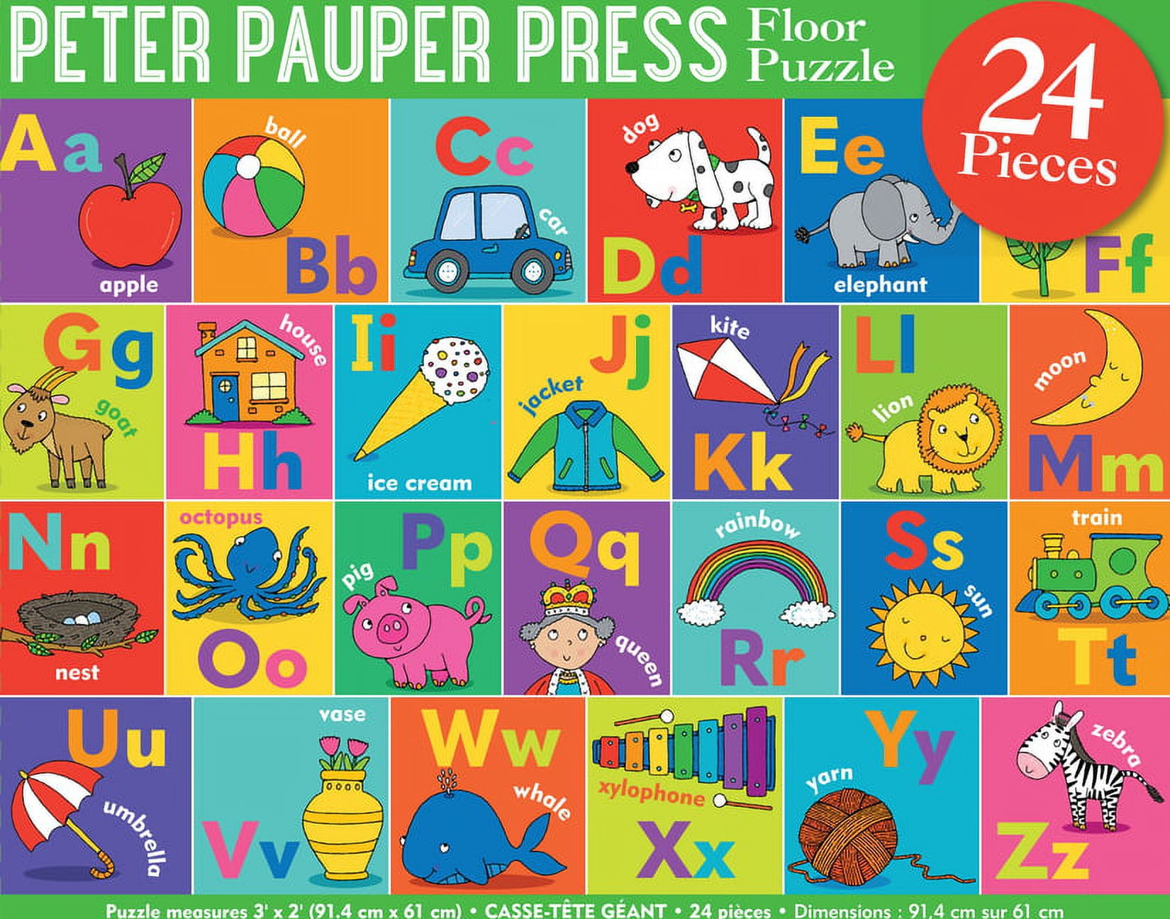 Alphabet Kids' Floor Puzzle (Other) - Walmart.com