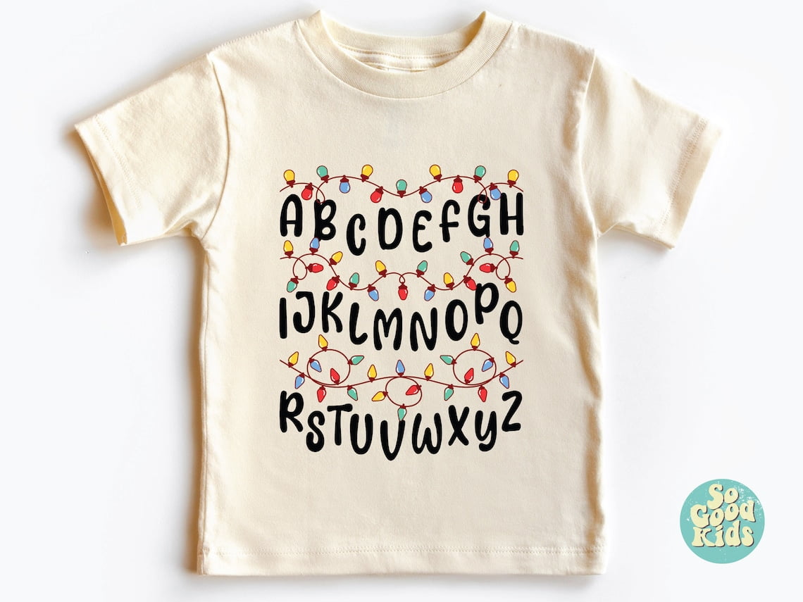 Alphabet Kids Shirt, , Toddler Shirt, Gift For Kids, New Year Kids ...