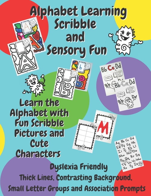 Alphabet Learning Books Alphabet Learning Scribble and Sensory Fun ...