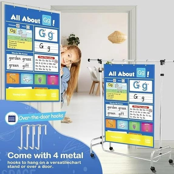 Alphabet Learning Pocket Chart, Letter Recognition Tool, Classroom Wall ...