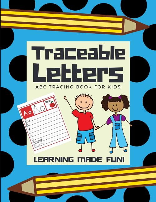 Alphabet Learning Traceable Letters, ABC Tracing Book for Kids, Book 5 ...