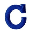 Alphabet Letter - C - Color Royal Blue - 2" Block Style - Iron On ...
