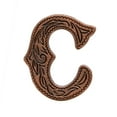 Alphabet Letter C Concho Antique Copper 3/4" Tall 1339-033 - Walmart.com