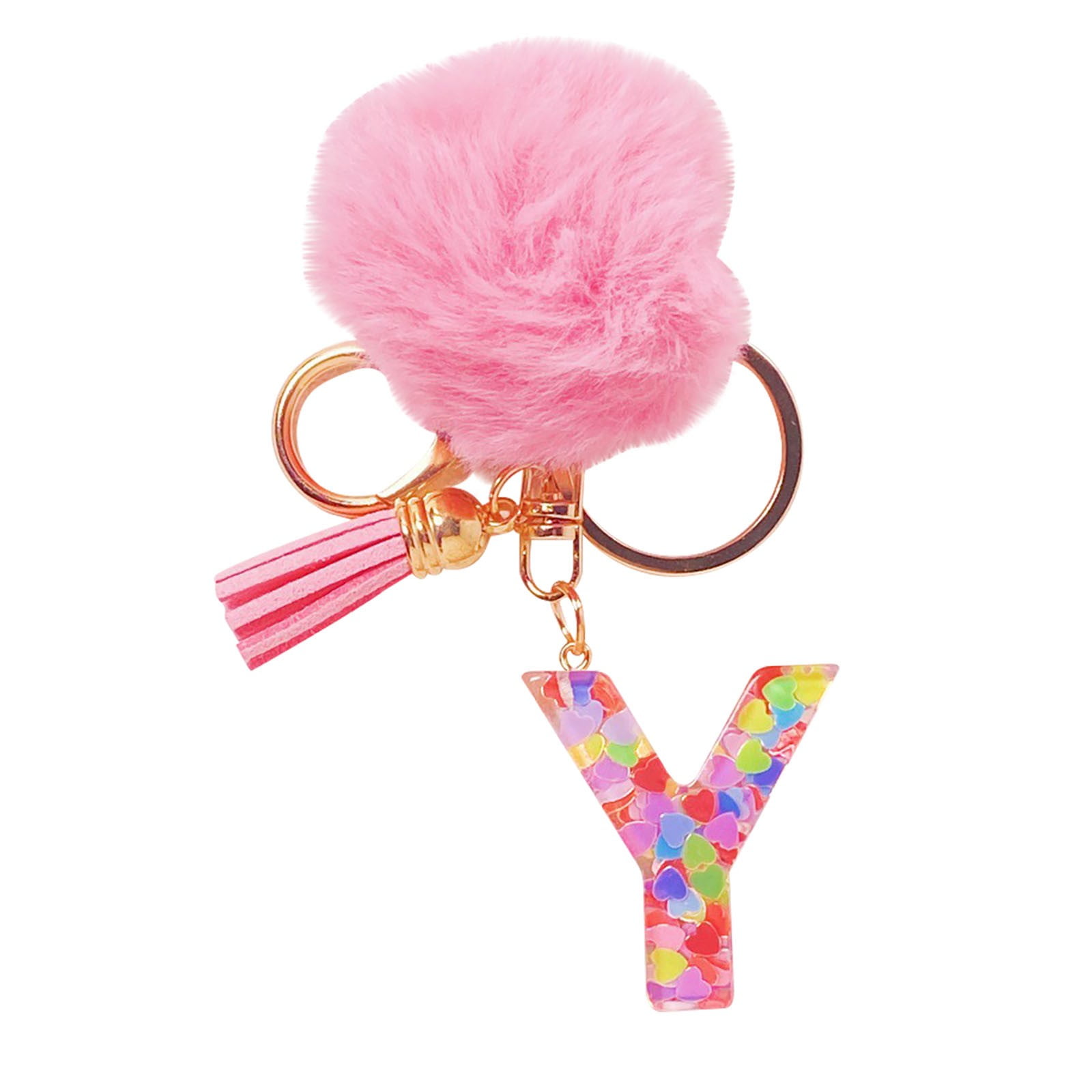 Alphabet Letter Keychain Pendant Personalized Initial Bag Charm for ...