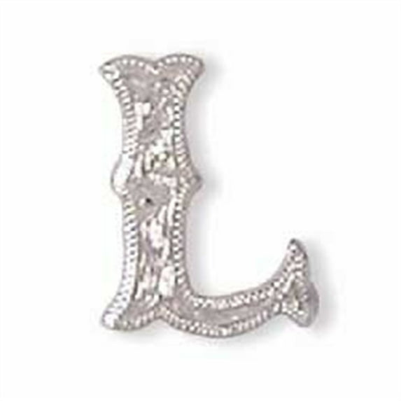 Alphabet Letter L Shiny Silver Screw Back Concho 3/4" 1339-12 - Walmart.com