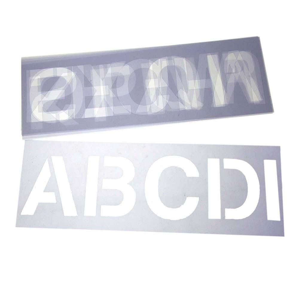 Alphabet Letter Stencil Set, 3-Inch, 6-Sheets - Walmart.com