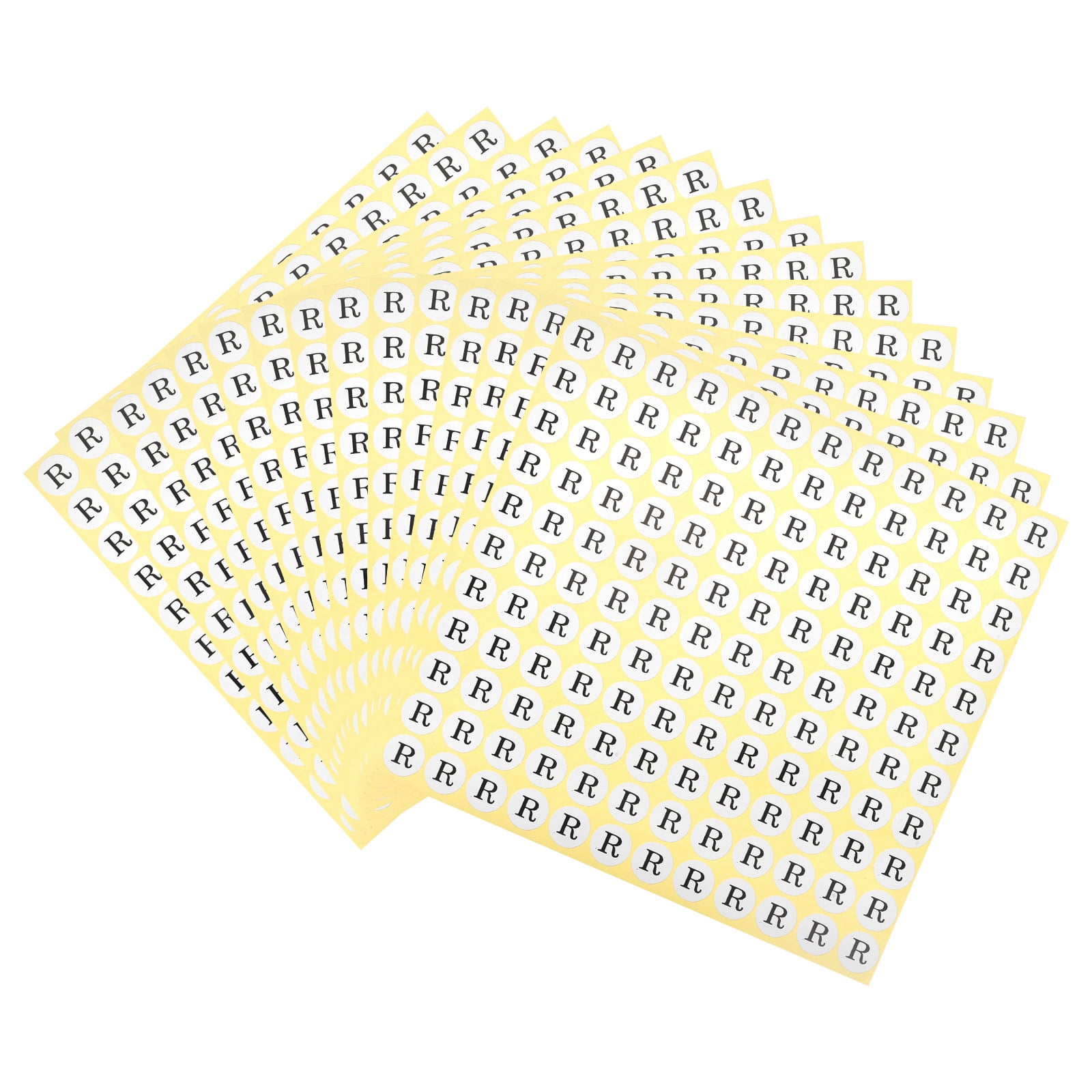 Alphabet Letter Stickers 30 Sheet 3960pcs Letter R Round Stick Letter ...