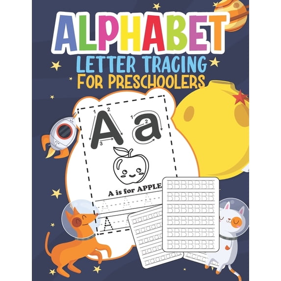 Alphabet Letter Tracing For Preschoolers: Handwriting Practice Books ...