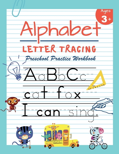 Alphabet Letter Tracing Preschool Practice Workbook, (Paperback ...