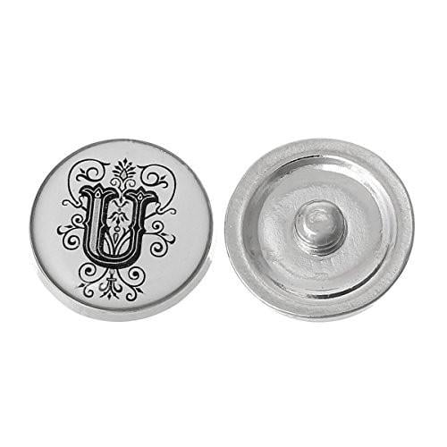 Alphabet Letter U Chunk Snap Button or Pendant Fits Snaps Chunk ...