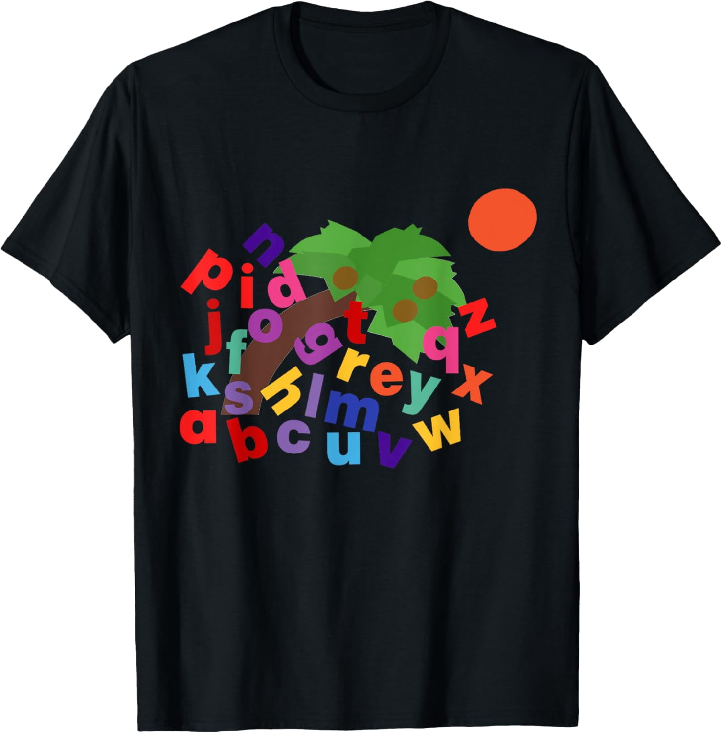 Alphabet Letters Boom Boom Tree T-Shirt - Walmart.com