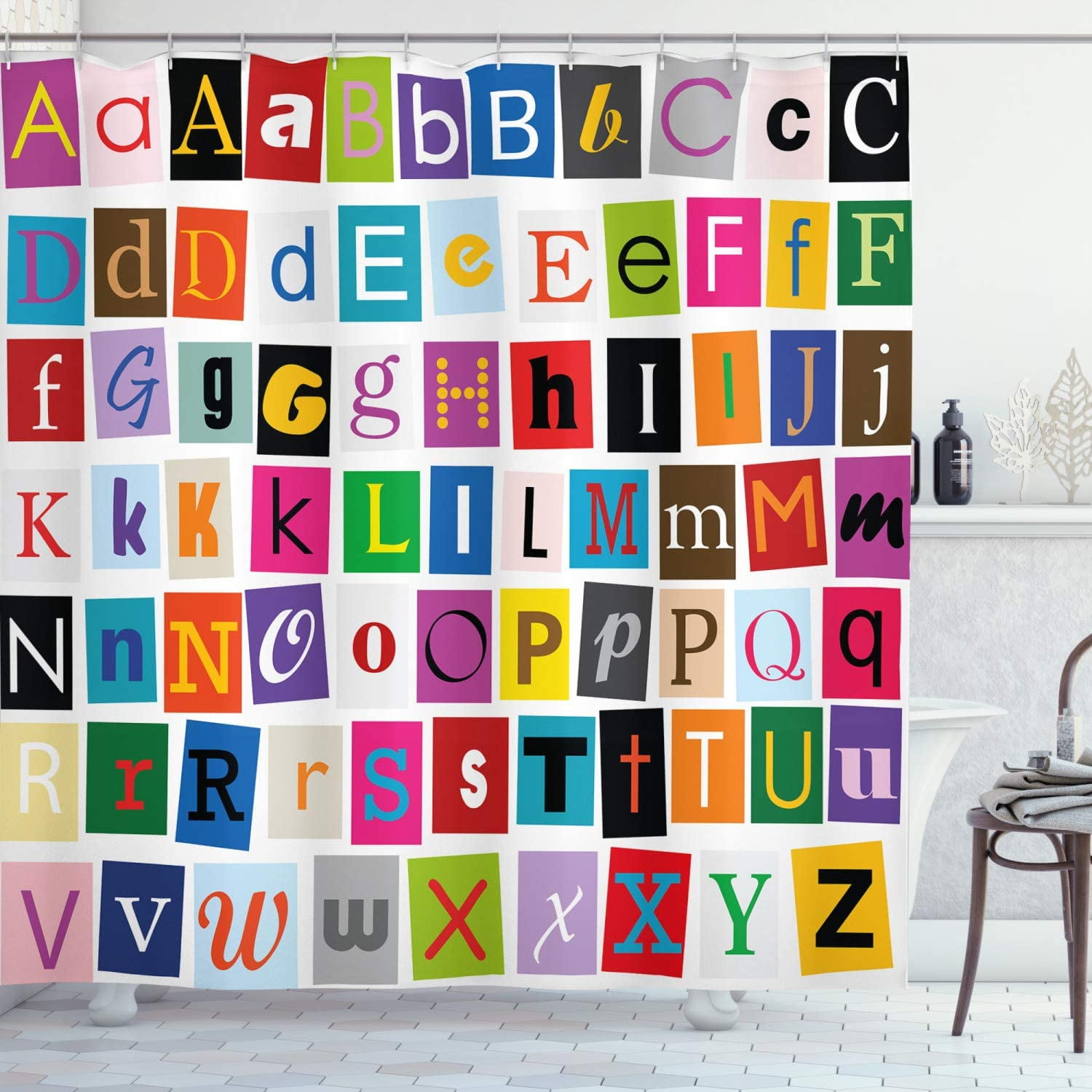 Alphabet Letters Colorful Typography Languages Principle Art ...