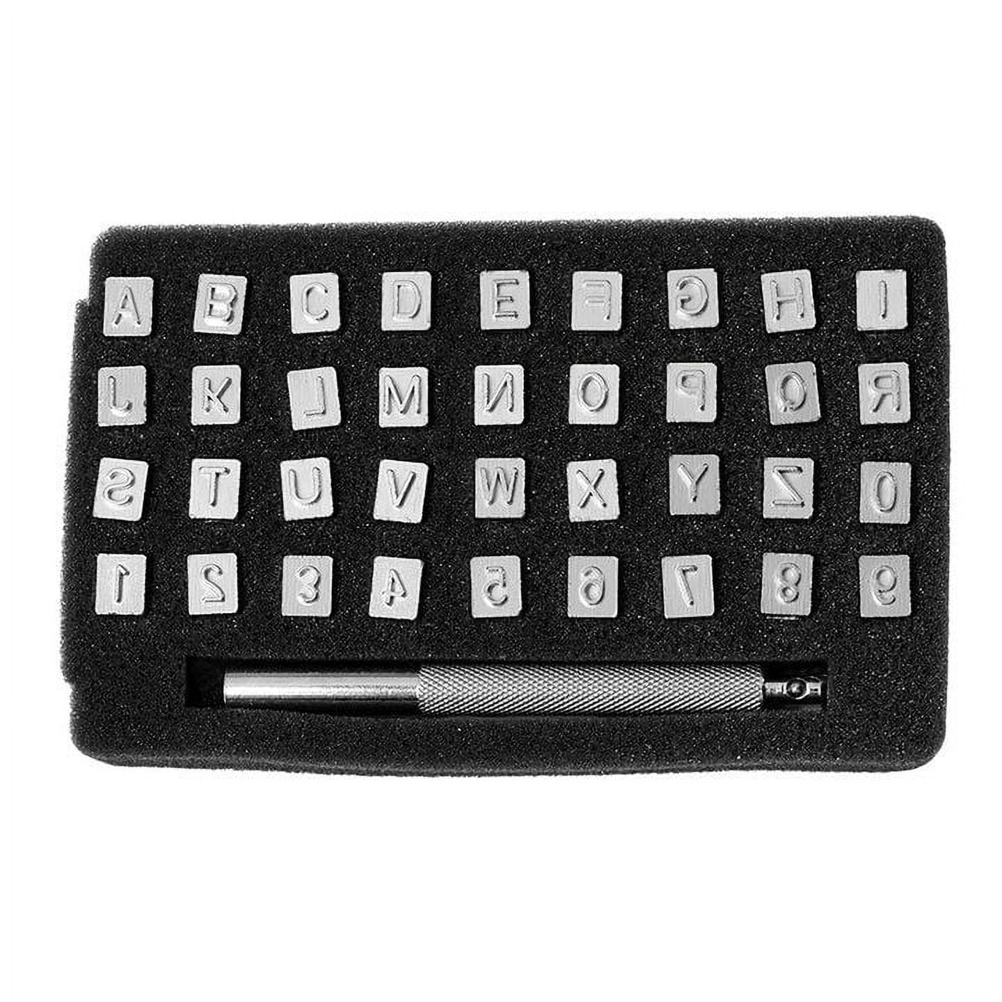 Alphabet Letters & Number Stampers Set Stainless Steel Punch Metal ...