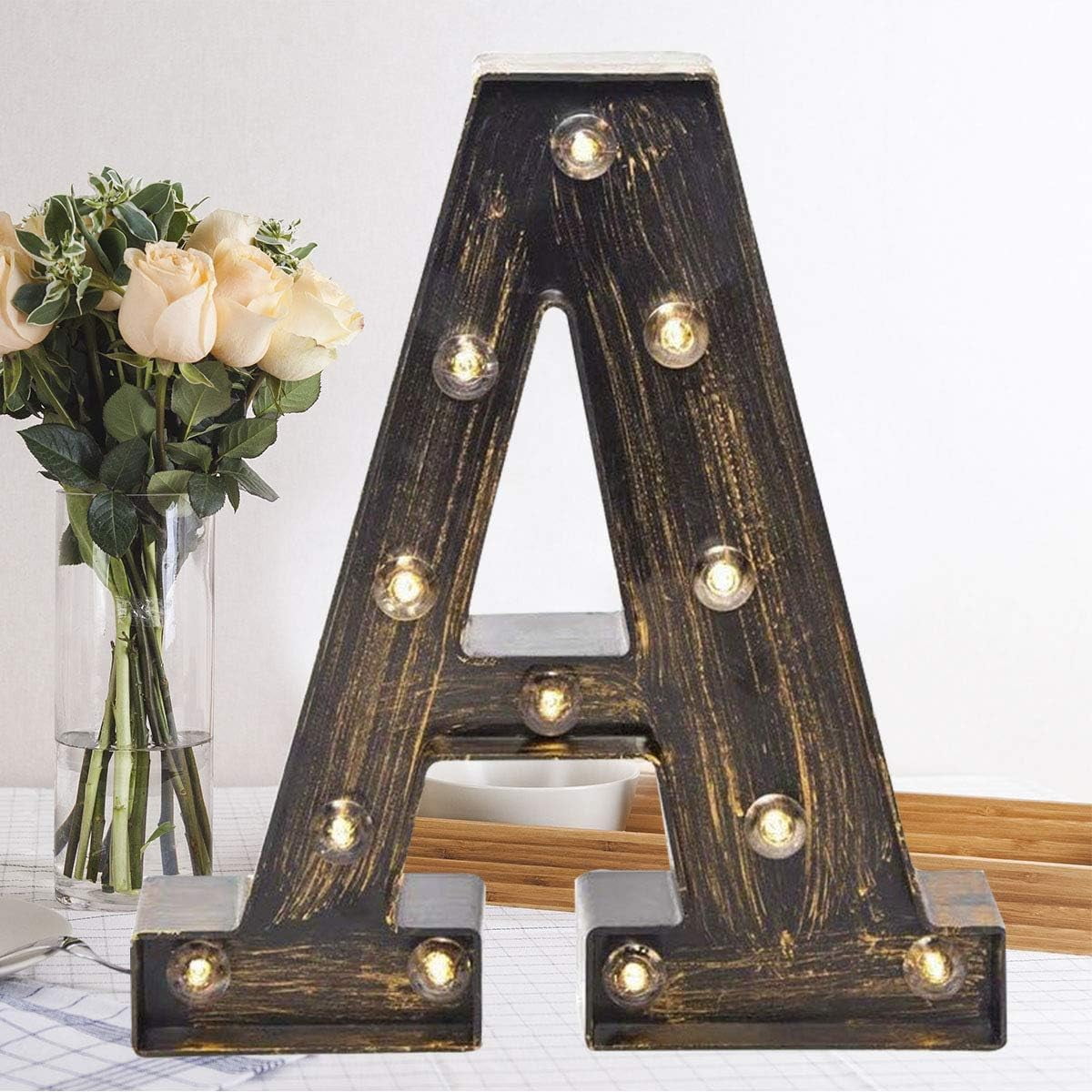 Alphabet Light Up Marquee Letters Sign LED Letters Lights Light Up ...