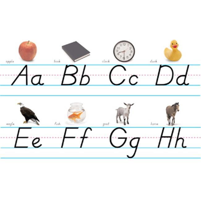 Alphabet Line Modern Manuscript Alphabet Lines Bulletin Board Set ...