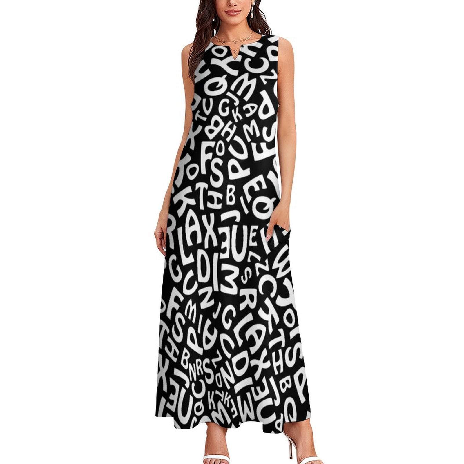 Alphabet Long Dress elegant party dresses for women purple dress ...