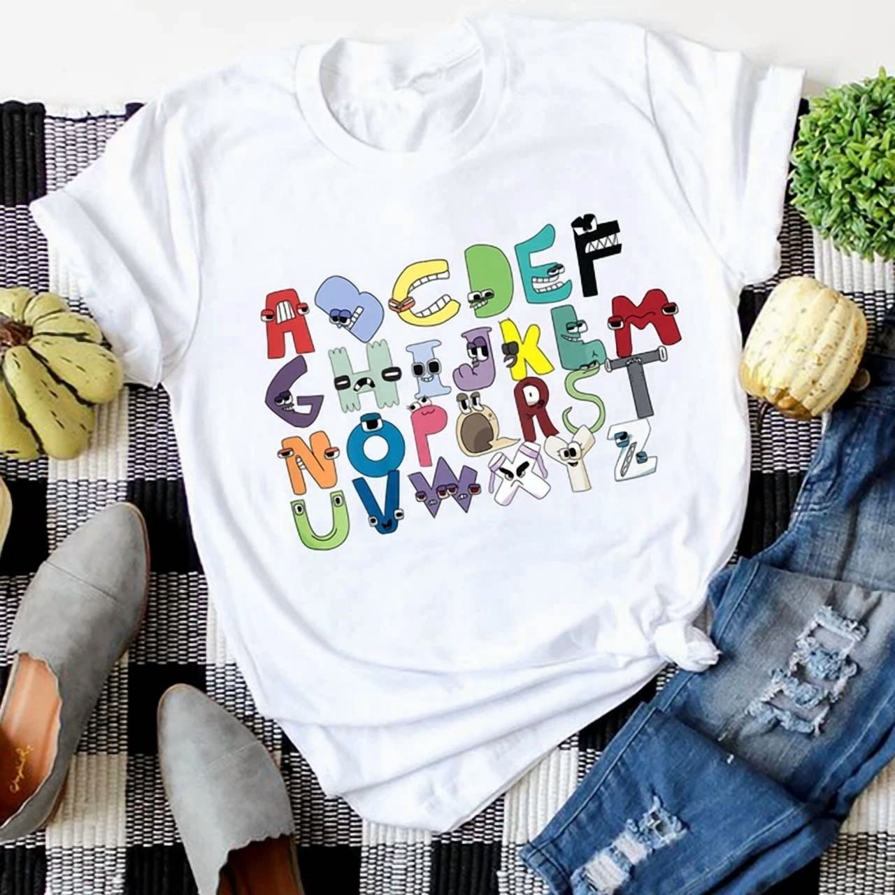Alphabet Lore A To Z T-Shirt, Feeling Character Shirt,Letters Alphabet ...