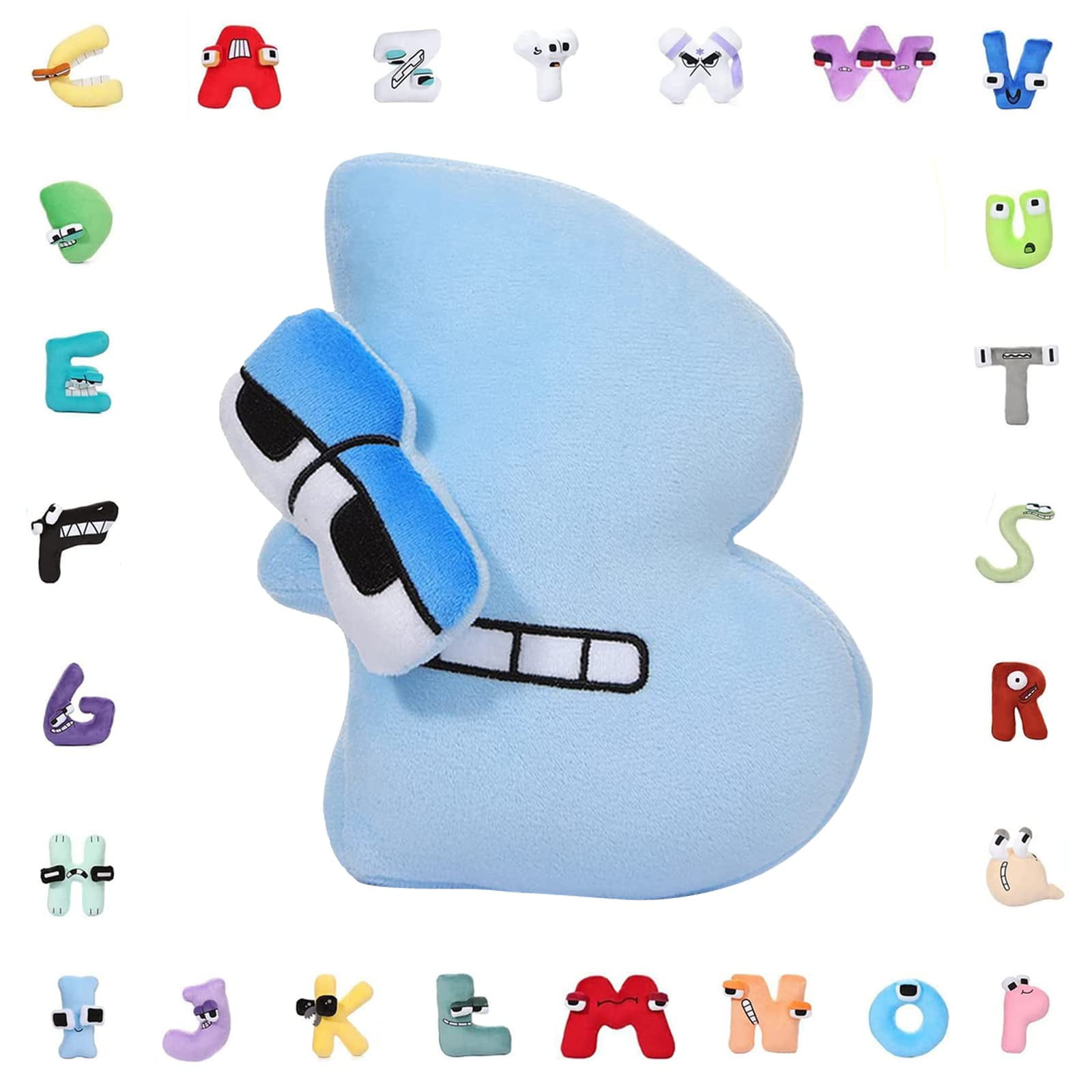 Alphabet Lore Plush Toys Anime Doll Kawaii 26English Letters Stuffed ...