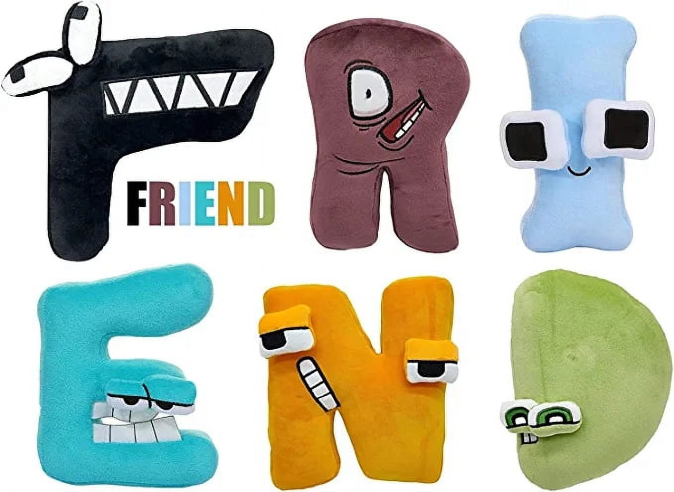 Alphabet Lore Plush Toys Anime Doll Kawaii 26English Letters Stuffed ...