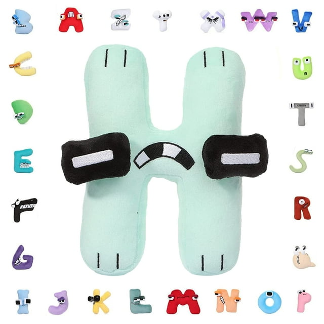 Alphabet Lore Plush Toys Anime Doll Kawaii 26English Letters Stuffed ...