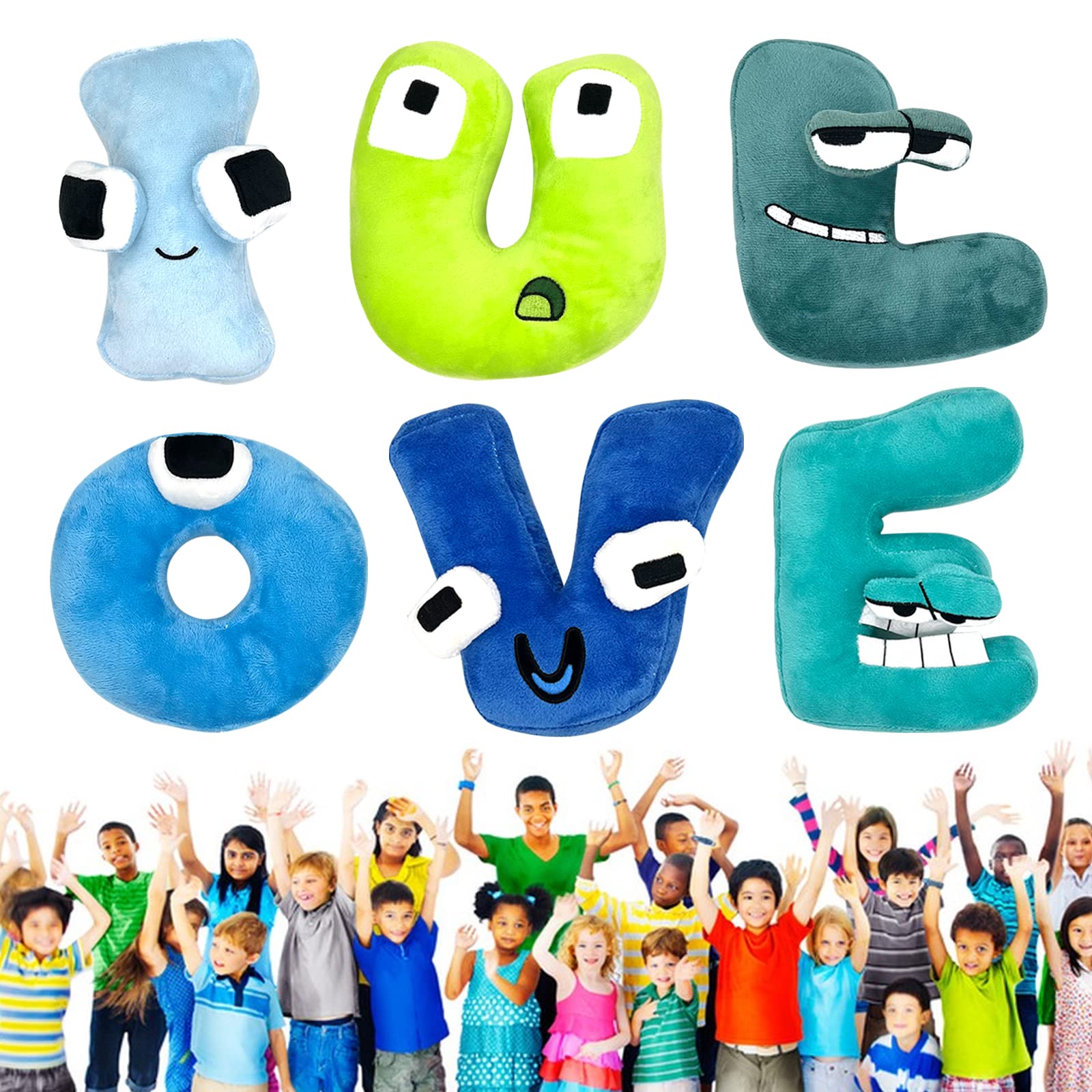 Alphabet Lore Plush Toys Anime Doll Kawaii 26English Letters Stuffed ...