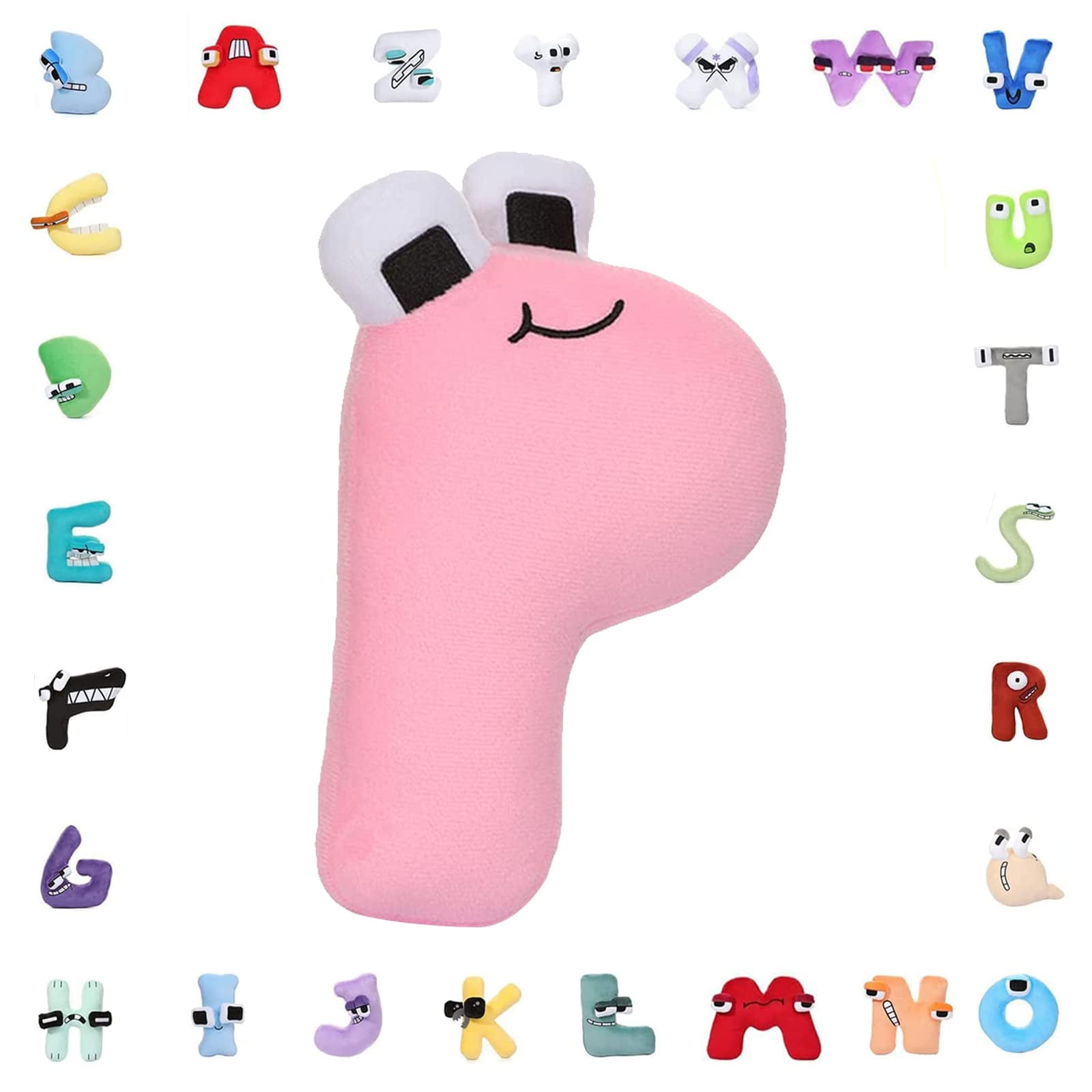 Alphabet Lore Plush Toys Anime Doll Kawaii 26English Letters Stuffed ...