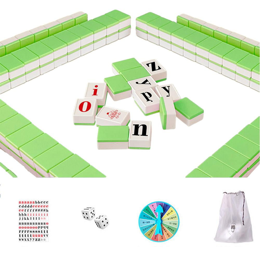 Alphabet Mahjong Tile Set(1.18), Mini English Letter Mahjong, English ...