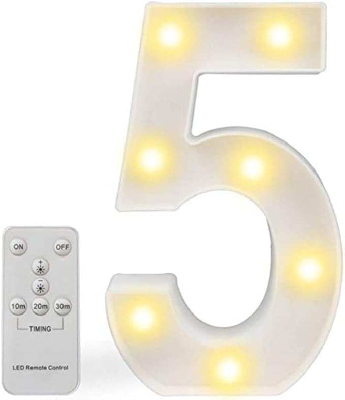 Alphabet Marquee Letters Sign LED Marquee Number Lights Sign with Timer ...