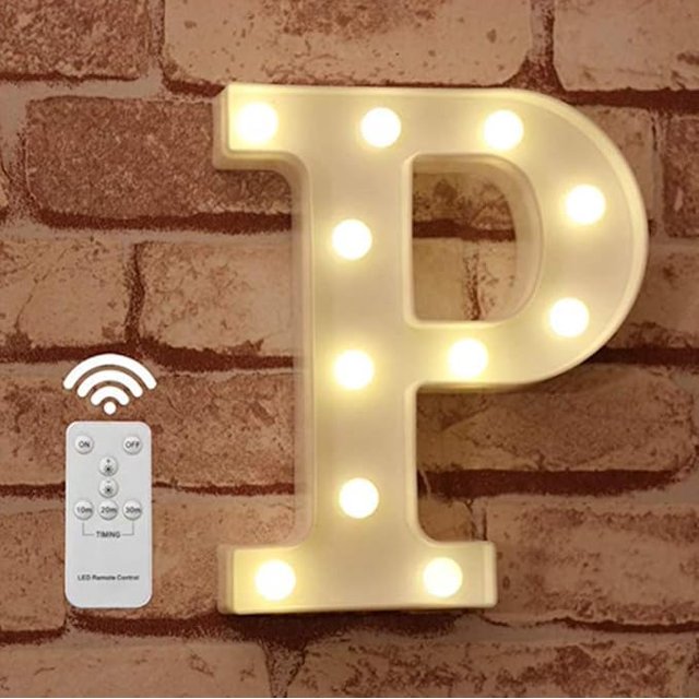 Alphabet Marquee Letters Sign LED Marquee Number Lights Sign with Timer ...