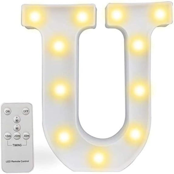 Alphabet Marquee Letters Sign LED Marquee Number Lights Sign with Timer ...
