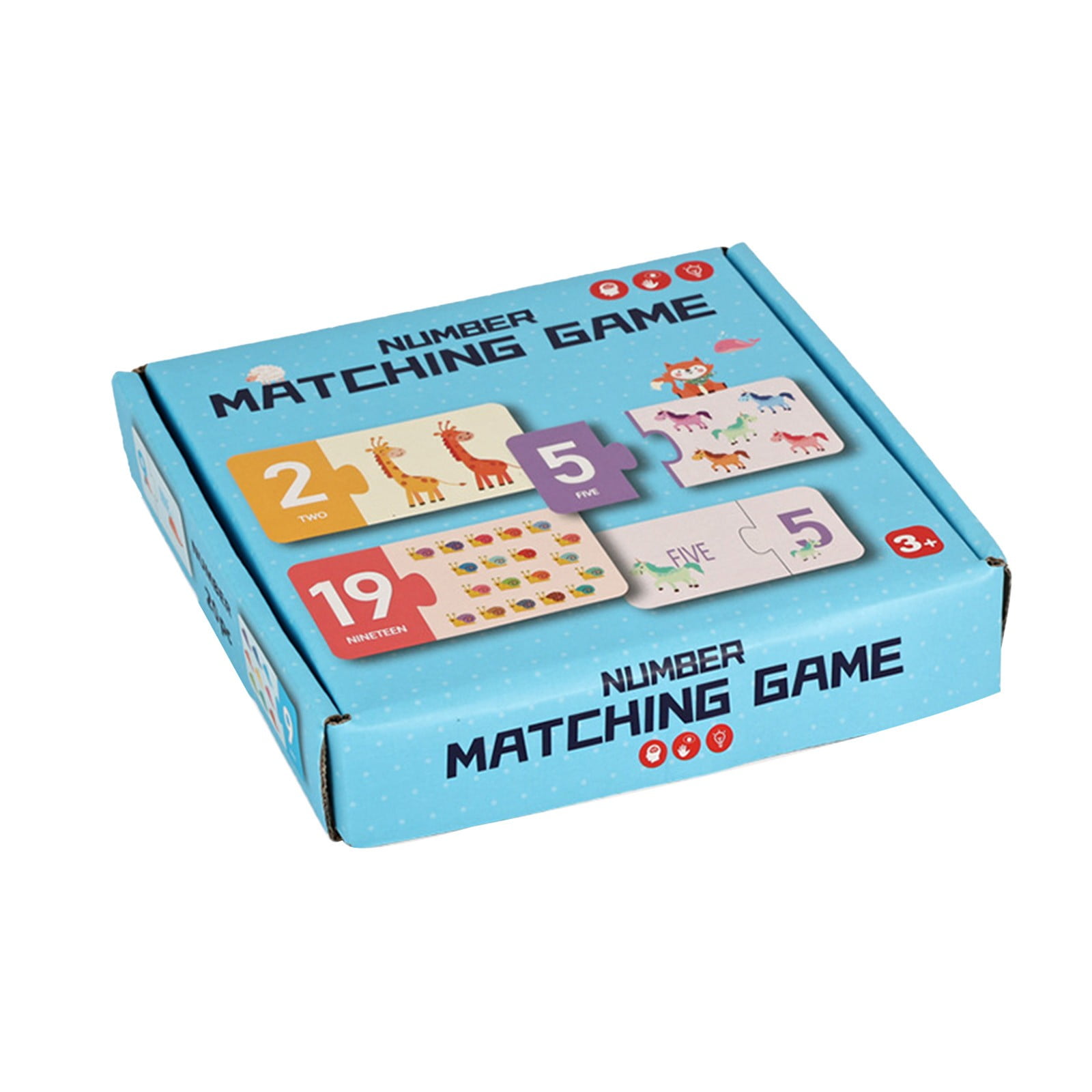 A Alphabet Matching Puzzle Cards With Animals, Educational English ...