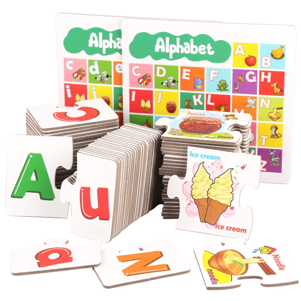 Alphabet Matching Puzzle Letter Matching Cards Alphabet Letters ...